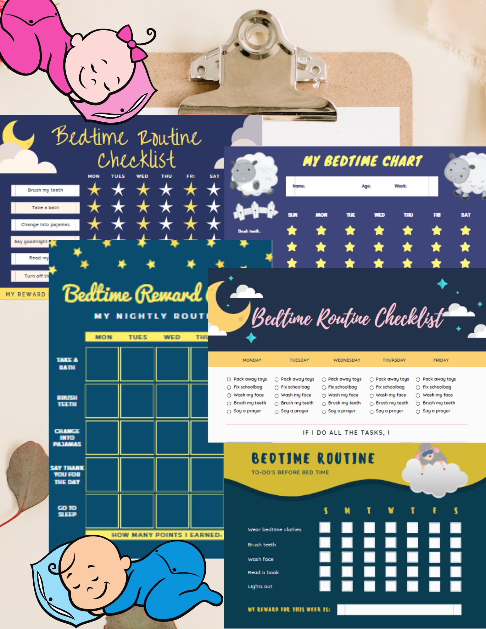 Bedtime Routine Templates