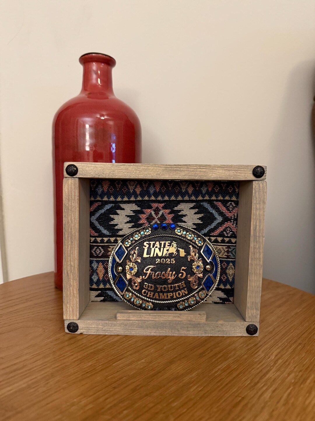 Single Count Belt Buckle Display Case - Etsy