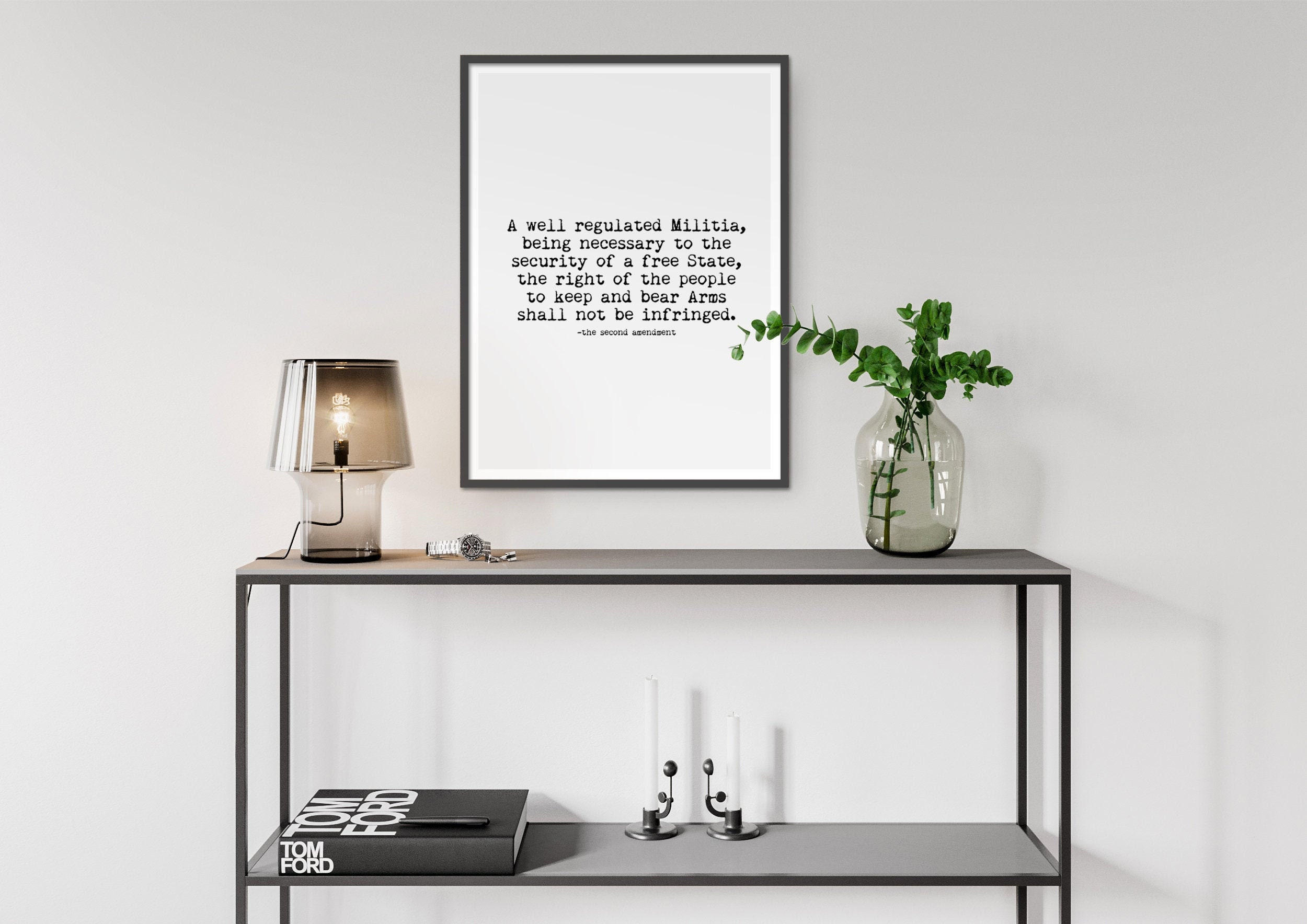 Second Amendment 2A Quote Art Print | Instant Download Printable - Etsy