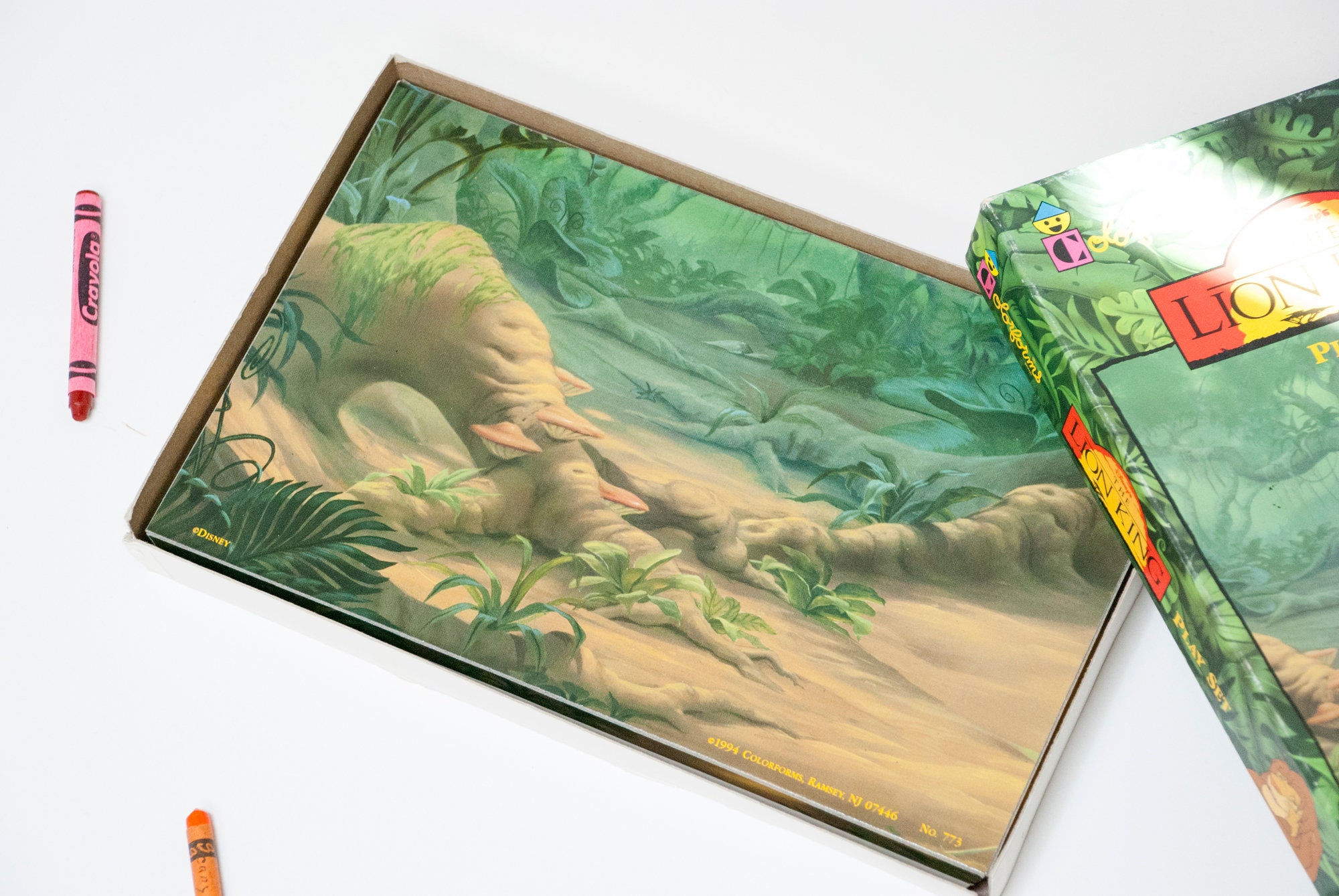 THE LION KING Fuzzy Colorforms Play Set 773 / Disney - Etsy