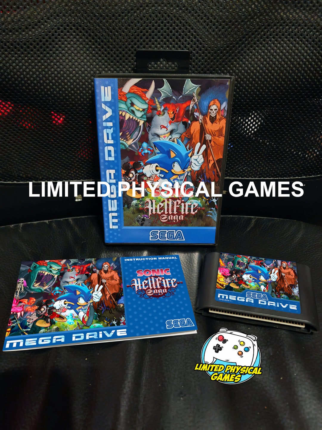 Sonic Hellfire Saga SEGA MEGA DRIVE - Etsy