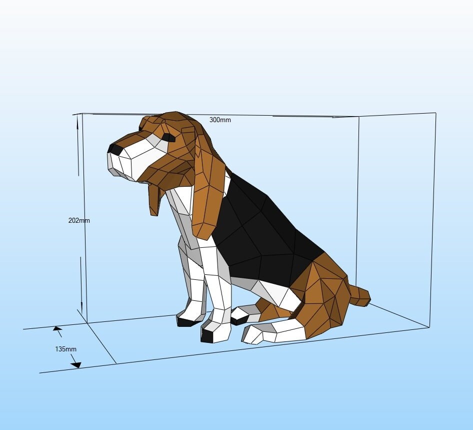 Lot 10 Papercraft Dogs Sculptures to Print and Assemble in Pdf and Pdo ...