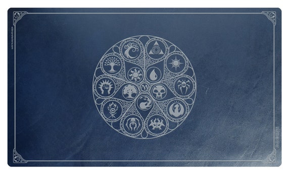 Leather Playmat Magic: the Gathering TCG Card Playmat | Etsy