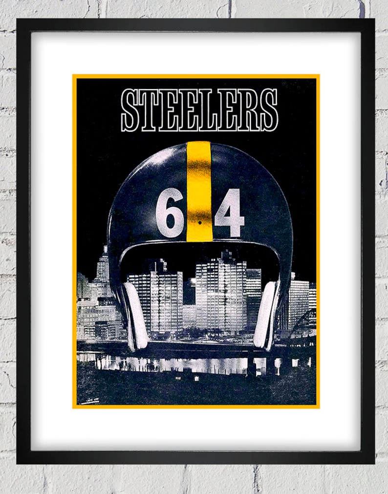 1964 Vintage Pittsburgh Steelers Media Guide Cover - Digital ...