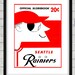 1956 Vintage Seattle Rainiers Program Cover - Digital Reproduction - Etsy