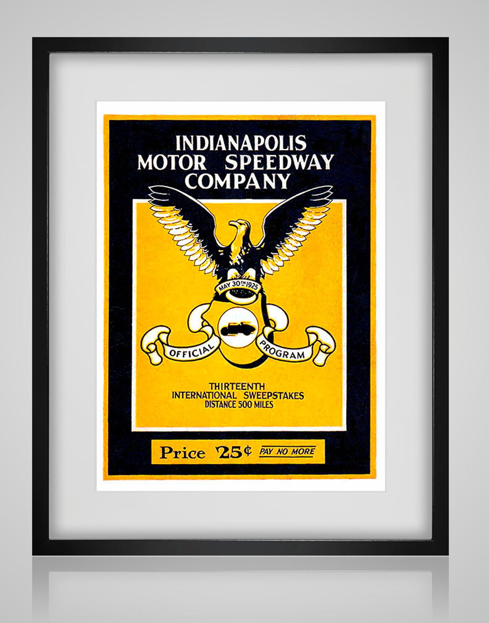 1925 Vintage Indianapolis 500 Racing Program Digital - Etsy