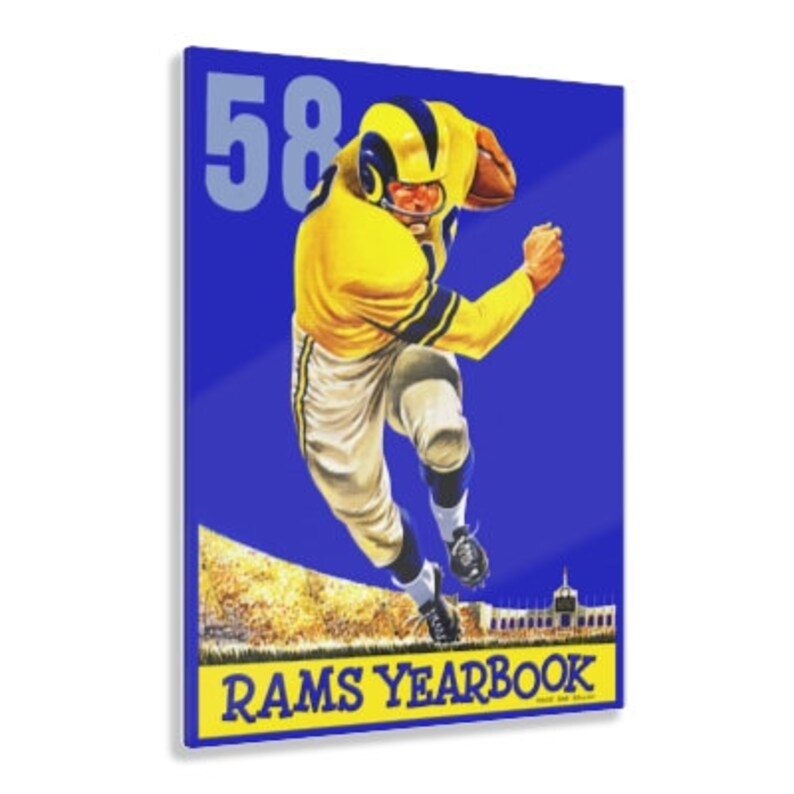 1958 Vintage Los Angeles Rams Yearbook - Digital Reproduction - Etsy