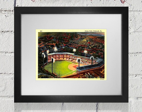 1950 Vintage Pittsburgh Pirates Forbes Field Postcard - Etsy