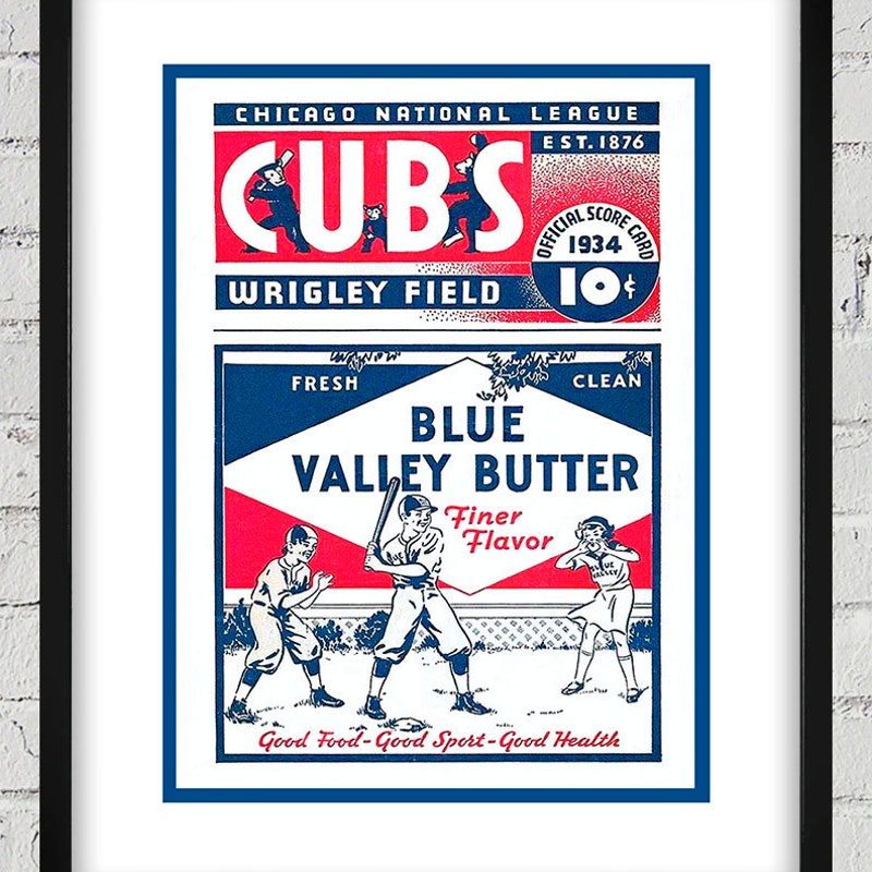Cubs Poster - Etsy