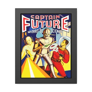Capitan Future - Wizard of Science Poster - Digital Reproduction - Etsy