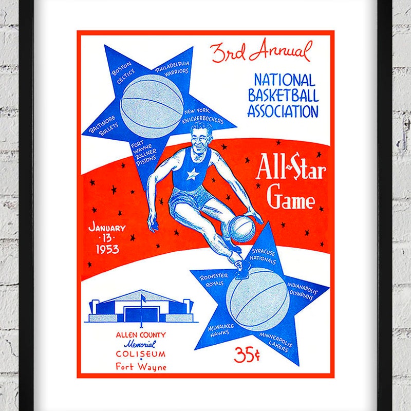 Vintage Nba Posters - Etsy