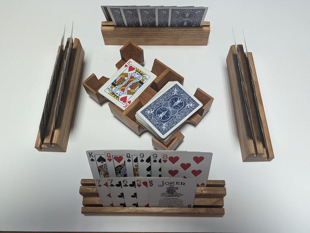 Deluxe Card Play Sets in Solid Cherry Wood - Etsy