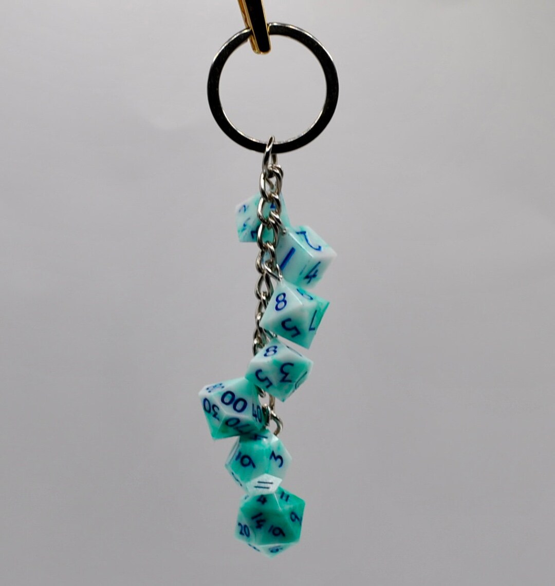 Green Marble Minis Keychain - Etsy