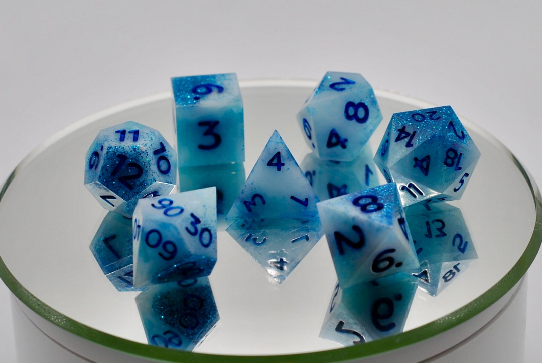 Winter Wonderland Full Size Dice Set - Etsy