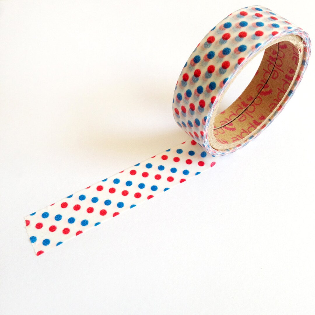 Dotted Washi Tape 5m, Planner Supplies Scrapbooking, Polka Dot Tape ...