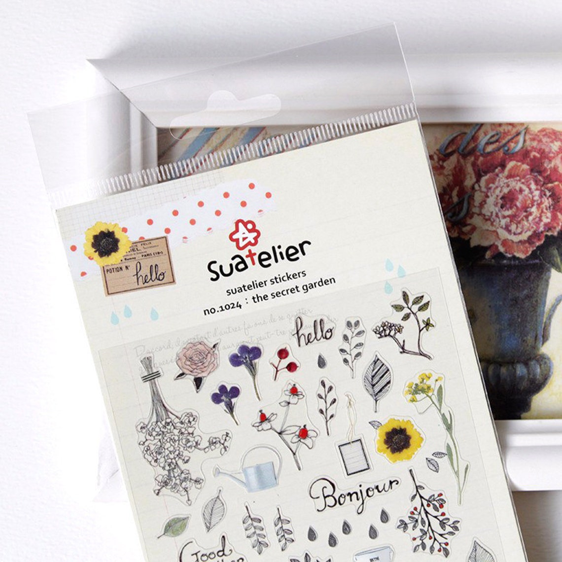 Secret Garden Sticker Set Translucent Stickers Scrapbook | Etsy