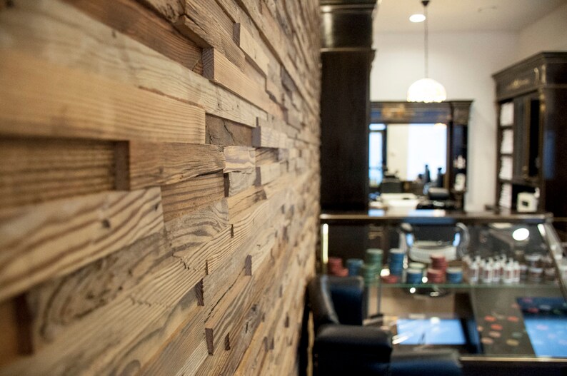 Wood Wall Cladding Panel Tiles Antique Wood Brushed A Priori - Etsy