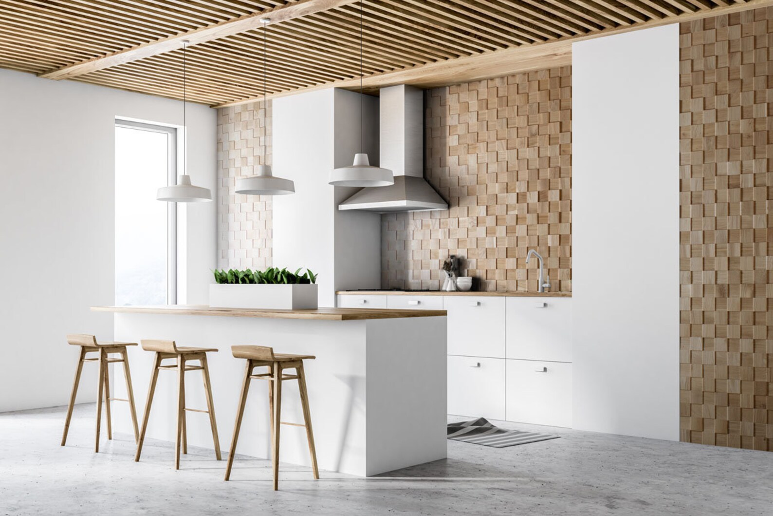 Wood Wall Cladding Panel Tiles Antique Wood Brushed chess - Etsy