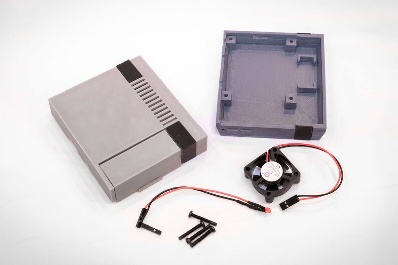 3D Printed NES Case for Raspberry Pi With Cooling Fan & LED | Etsy UK 3D Printed NES Case for Raspberry Pi With Cooling Fan & LED | Etsy UK