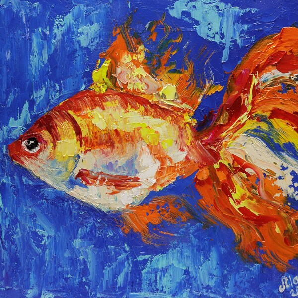 Abstract Fish Art - Etsy