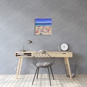 Aerial Beach Painting Laguna Beach Original Art Beach Oil Painting on ...