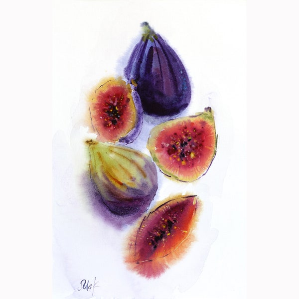 Abstract Fruit Art - Etsy