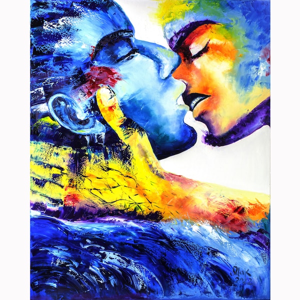 Couple Park Painting - Etsy