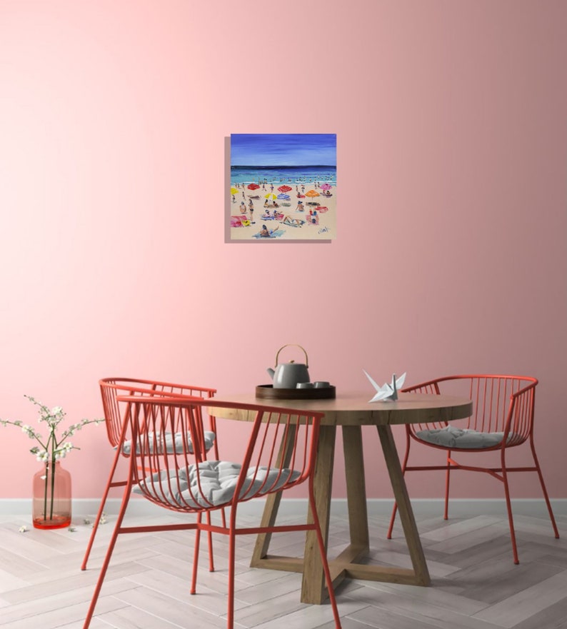 Aerial Beach Painting Laguna Beach Original Art Beach Oil - Etsy