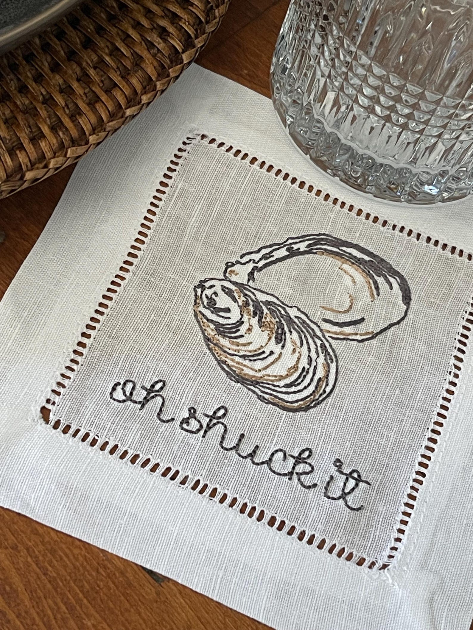Oh Shuck It Oyster Cocktail Napkins - Etsy
