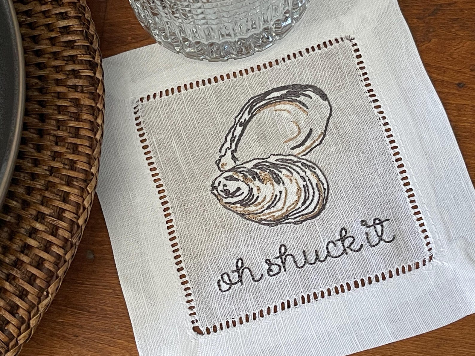 Oh Shuck It Oyster Cocktail Napkins - Etsy