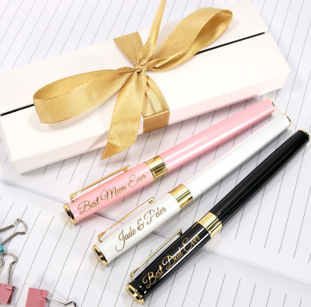 Personalised Custom Premium Metal Pen + Gift Box | Design A Truly ...
