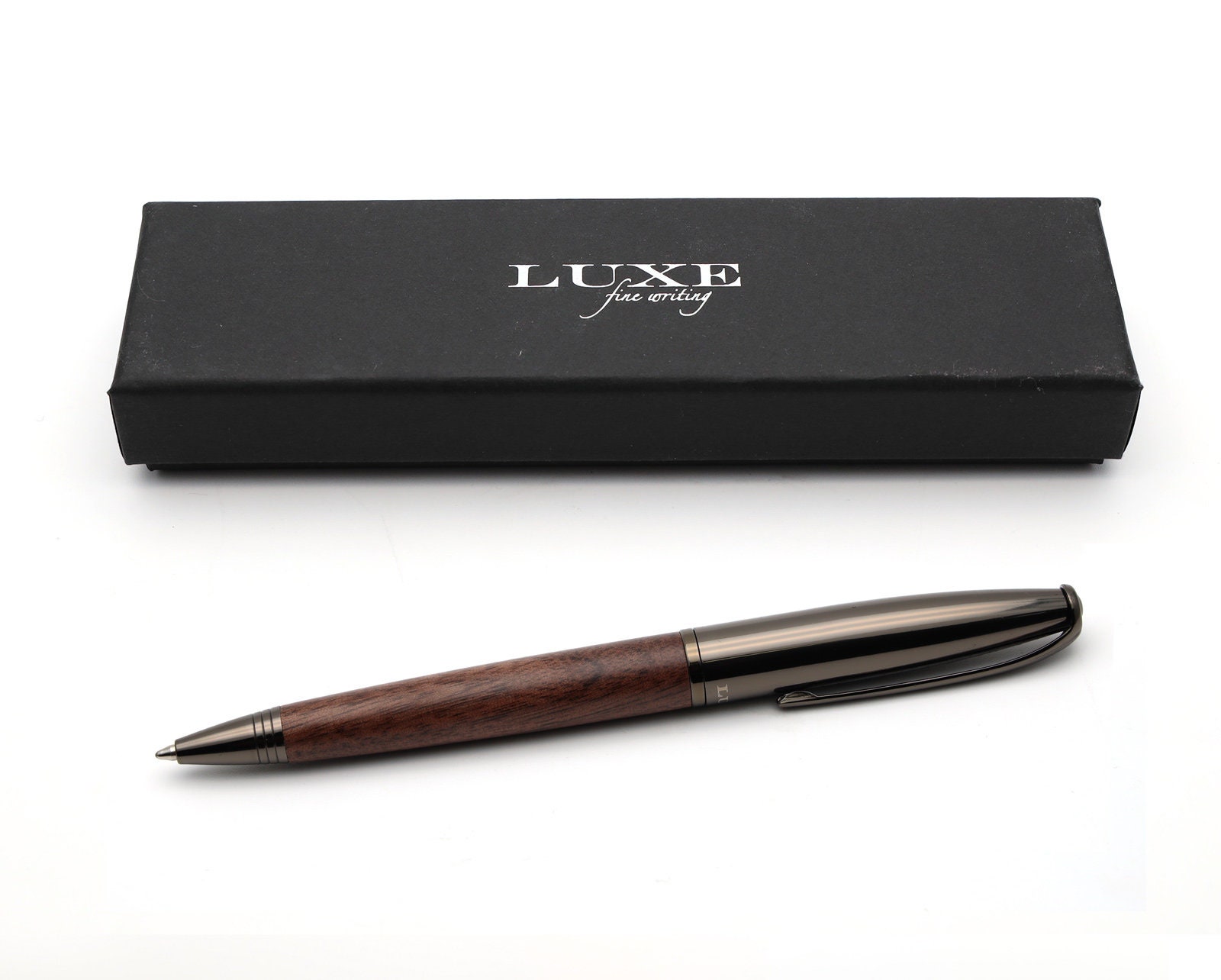 Personalised Custom Luxury Wooden Pen Gift Box Design A - Etsy UK