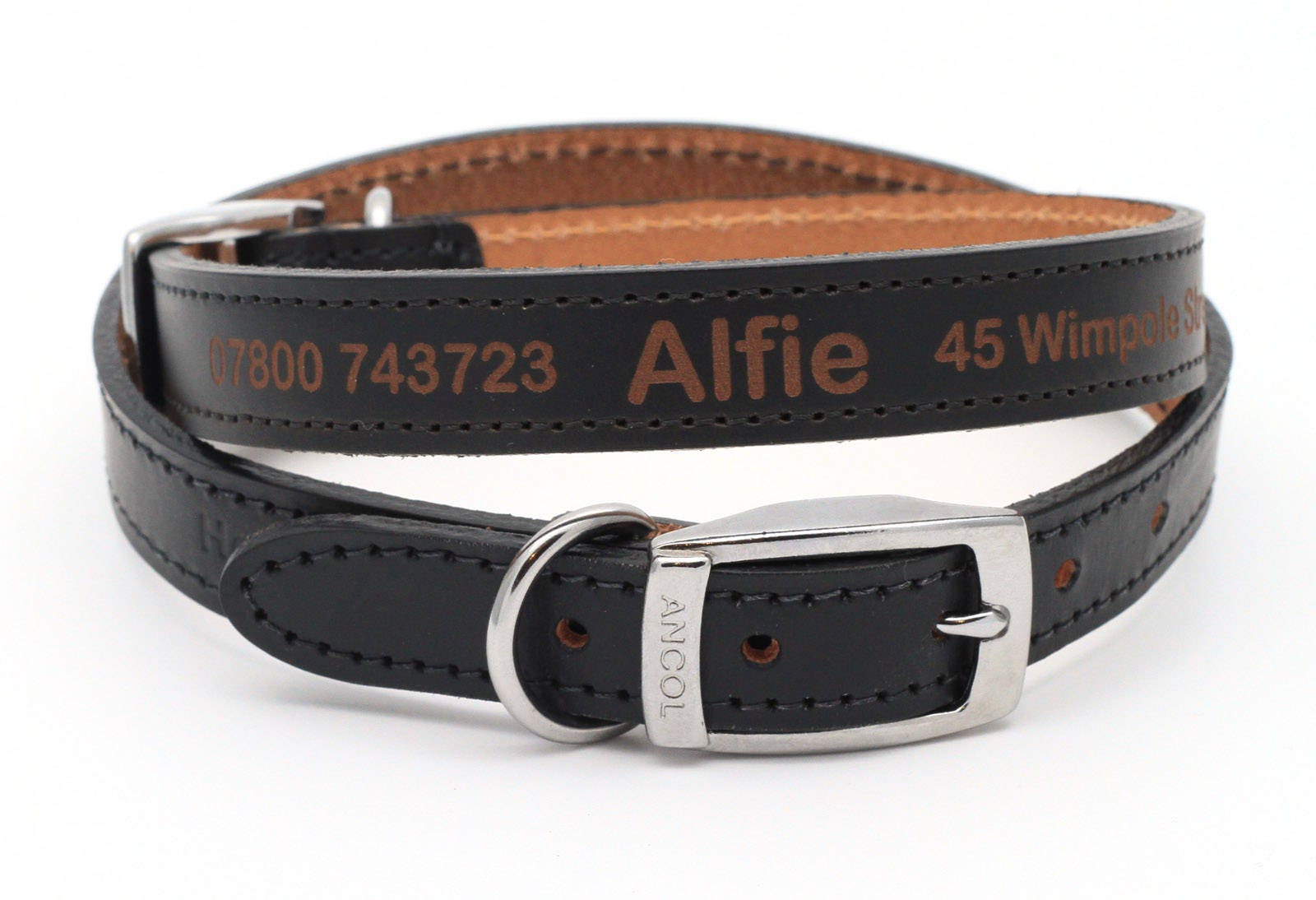 Personalised Custom Leather Dog Puppy Collar Design Your | Etsy