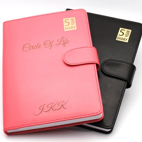 Personalised Custom Premium 5 Year Diary Organiser A5 Size - Etsy UK