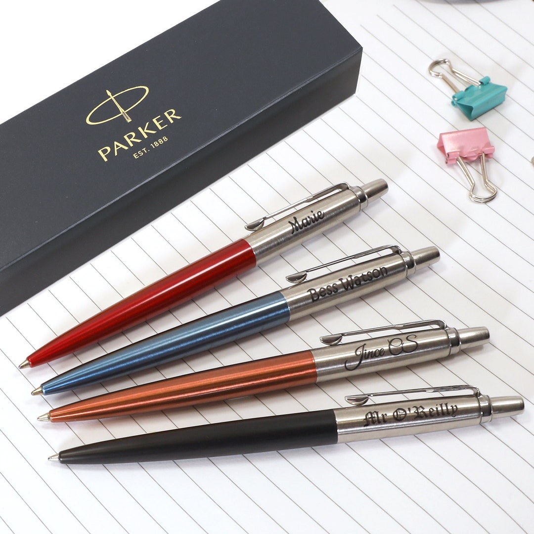 Personalised Custom Parker Jotter Bond Street Pen + Gift Box | Design A ...