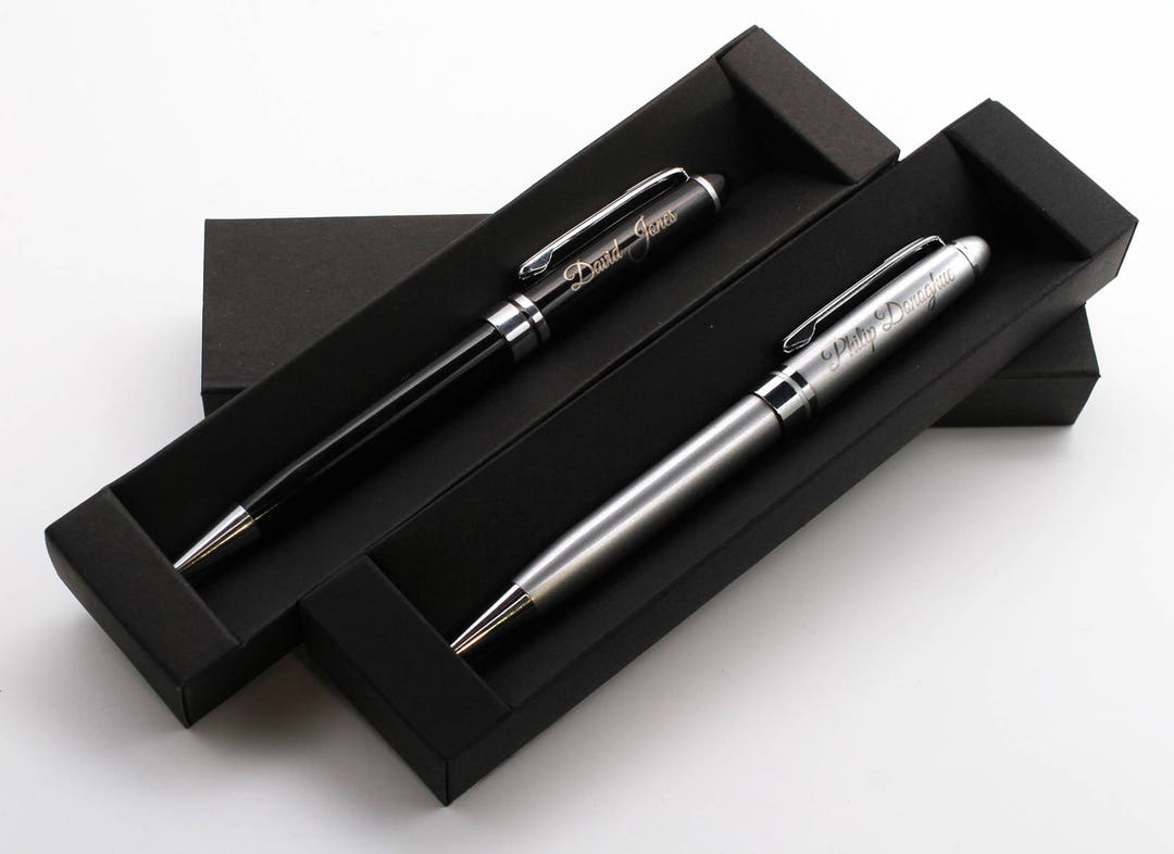 Personalised Custom Premium Metal Pen + Gift Box | Design A Truly ...