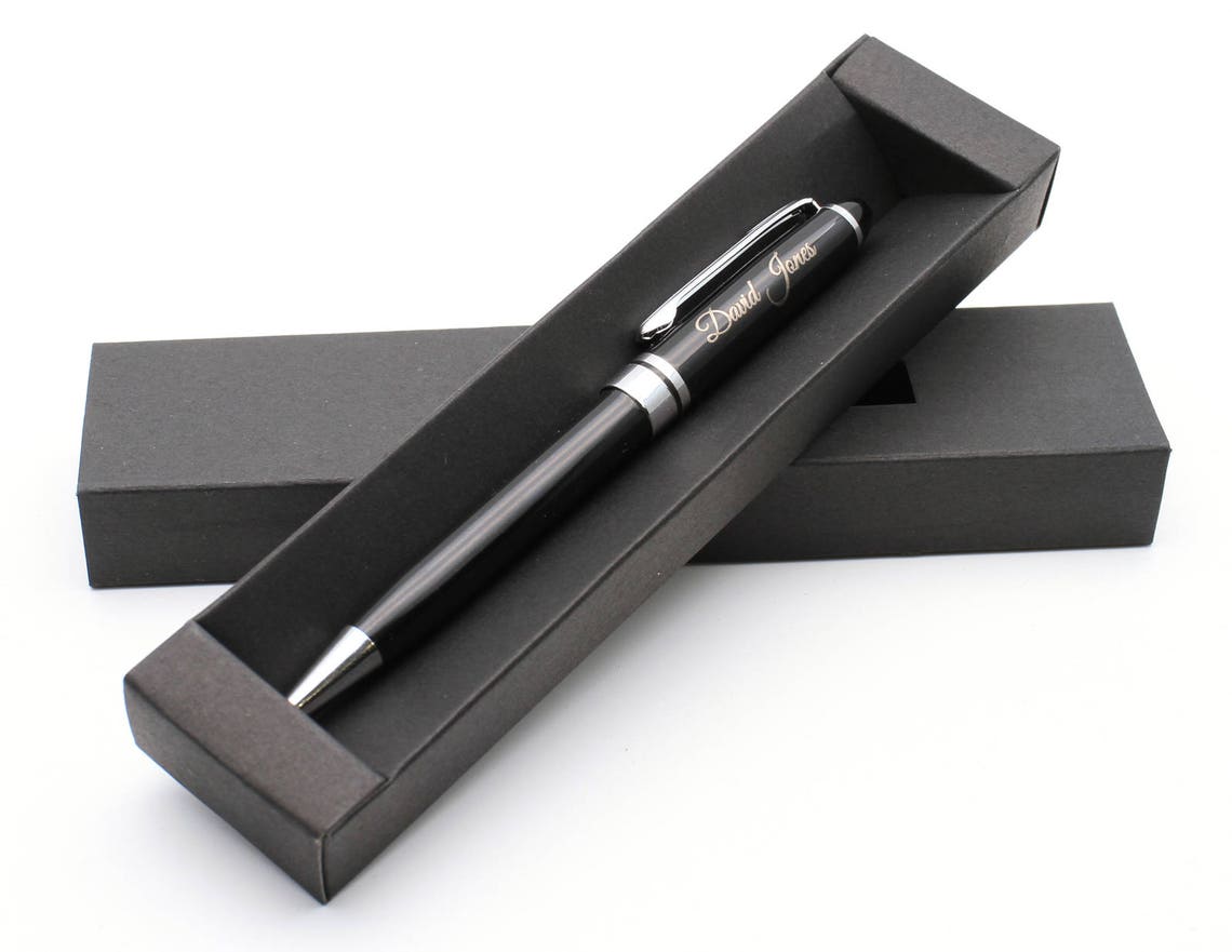 Personalised Custom Premium Metal Pen Gift Box Design A - Etsy