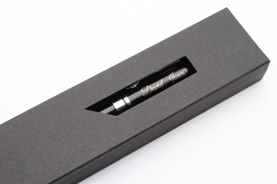 Personalised Custom Premium Metal Pen Gift Box Design A - Etsy
