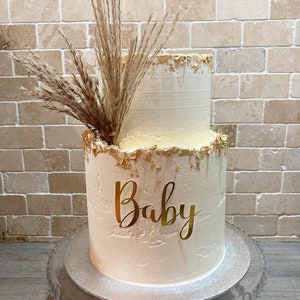 Baby Shower Cake Topper front of Cake Topper, Top of Cake, Baby Shower ...