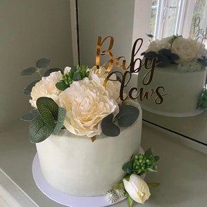 Baby Shower Cake Topper front of Cake Topper, Top of Cake, Baby Shower ...