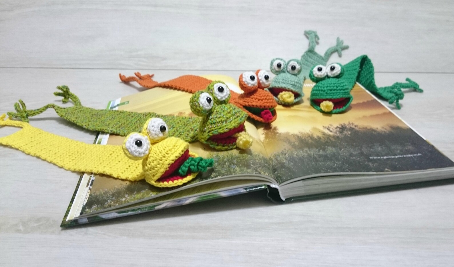FROG BOOKMARK Crochet Bookmark Amigurumi Bookmark Bible | Etsy