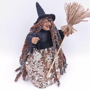 Witch Inflation, Kitchen Witch Doll Good Luck Home Spirit, Magic Fairy ...