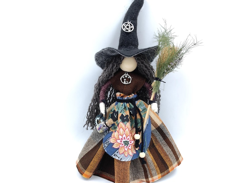 Good Luck Kitchen Witch Doll: Fairy Poppet Figurine, New Home Gift ...