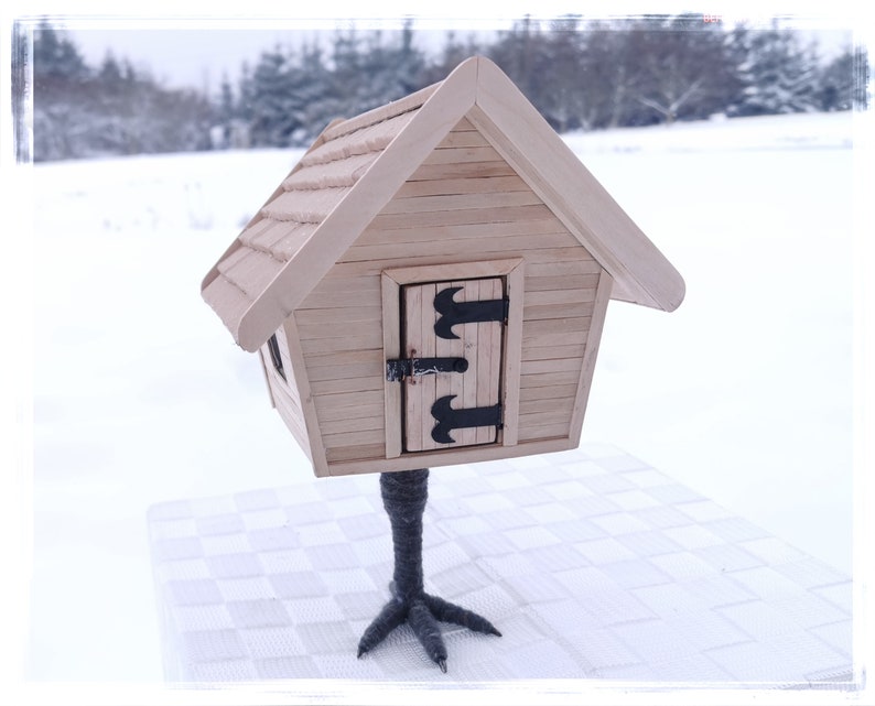 House on Chicken Leg Cute Gift for Home Decor Handmade Baba - Etsy