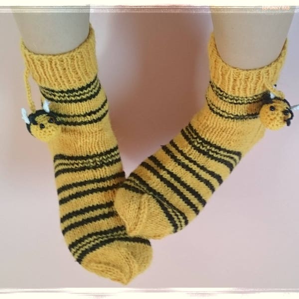 Woolen Bee Socks - Etsy