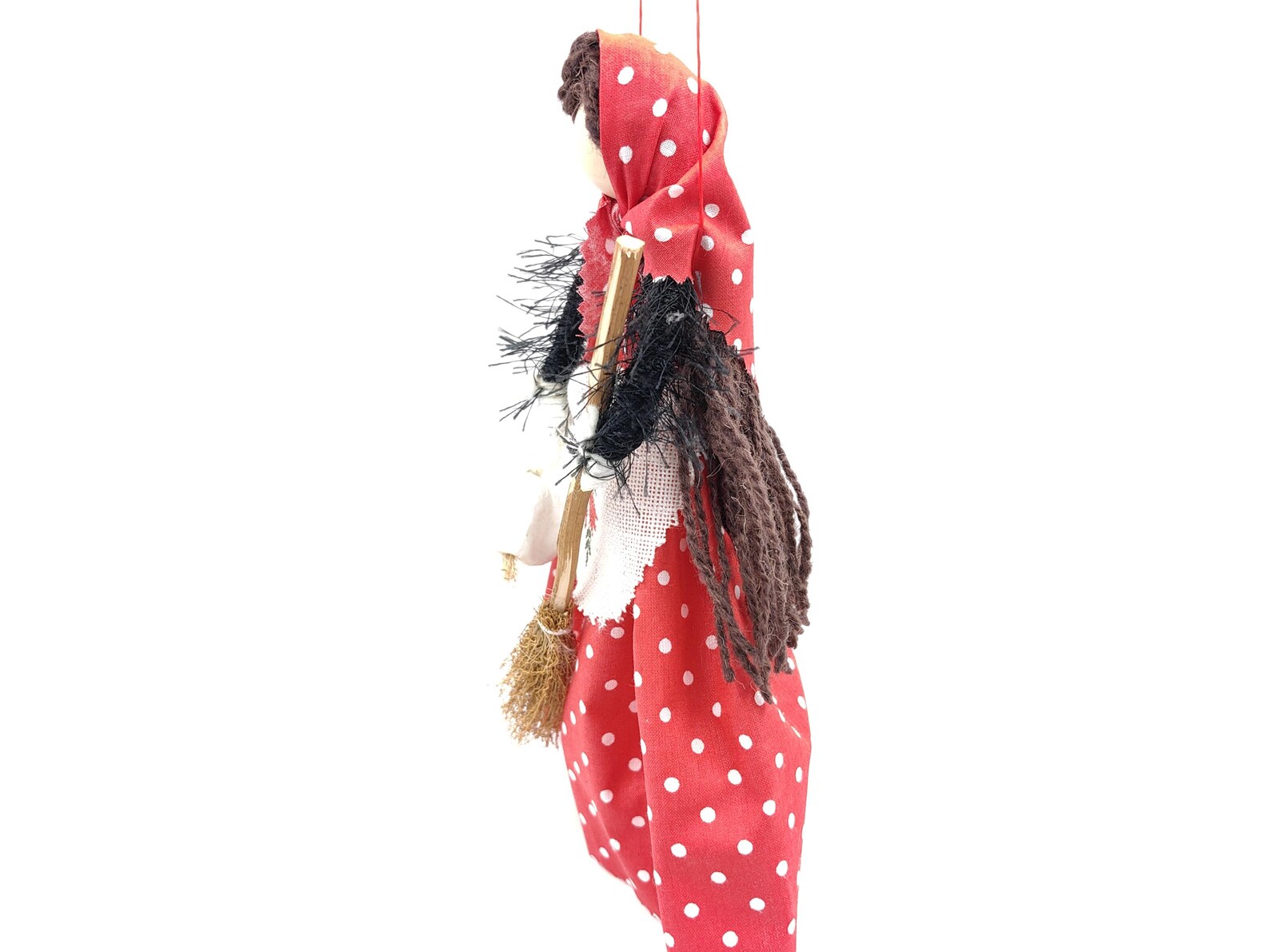 Kitchen Witch Doll With Garlic, New Home Gift, House Protection Spirit ...