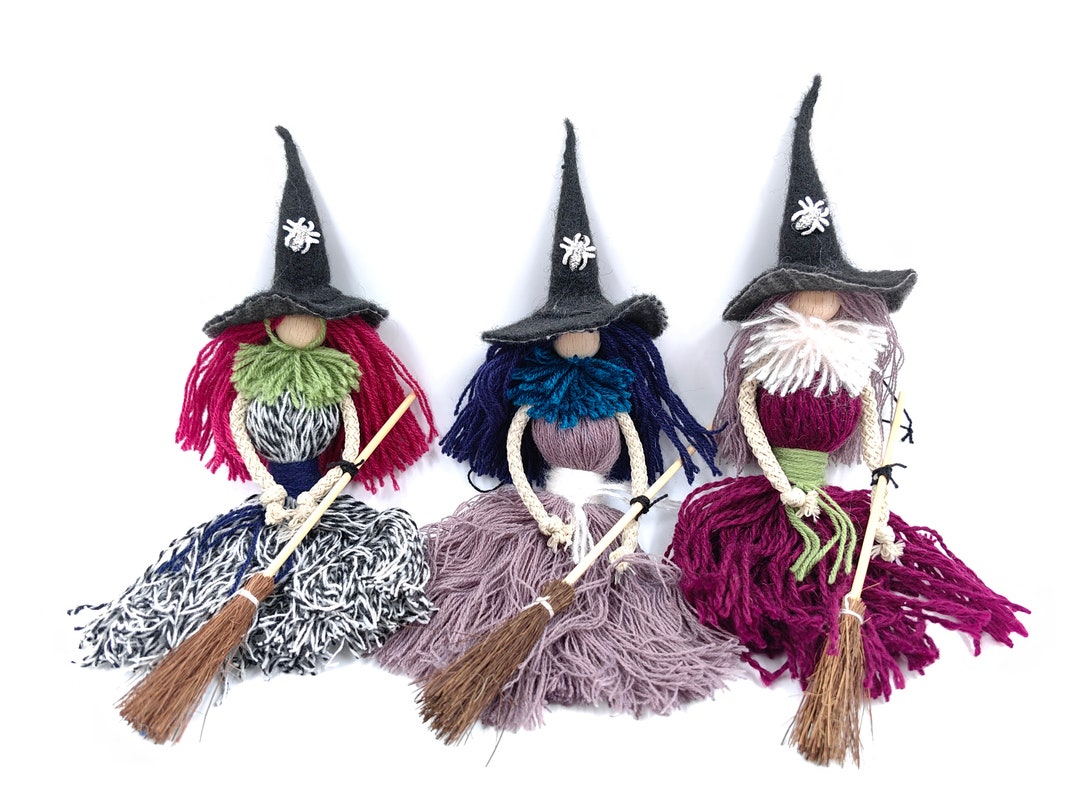 Witch Good Luck Poppet Spell Doll for Altar Decor/ Kitchen Witch ...