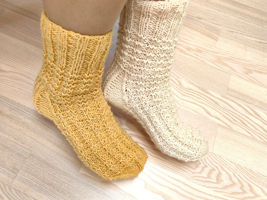 Alpaca Wool Socks | Comfy Cabin Socks | Adult All Sizes | Woman Man ...