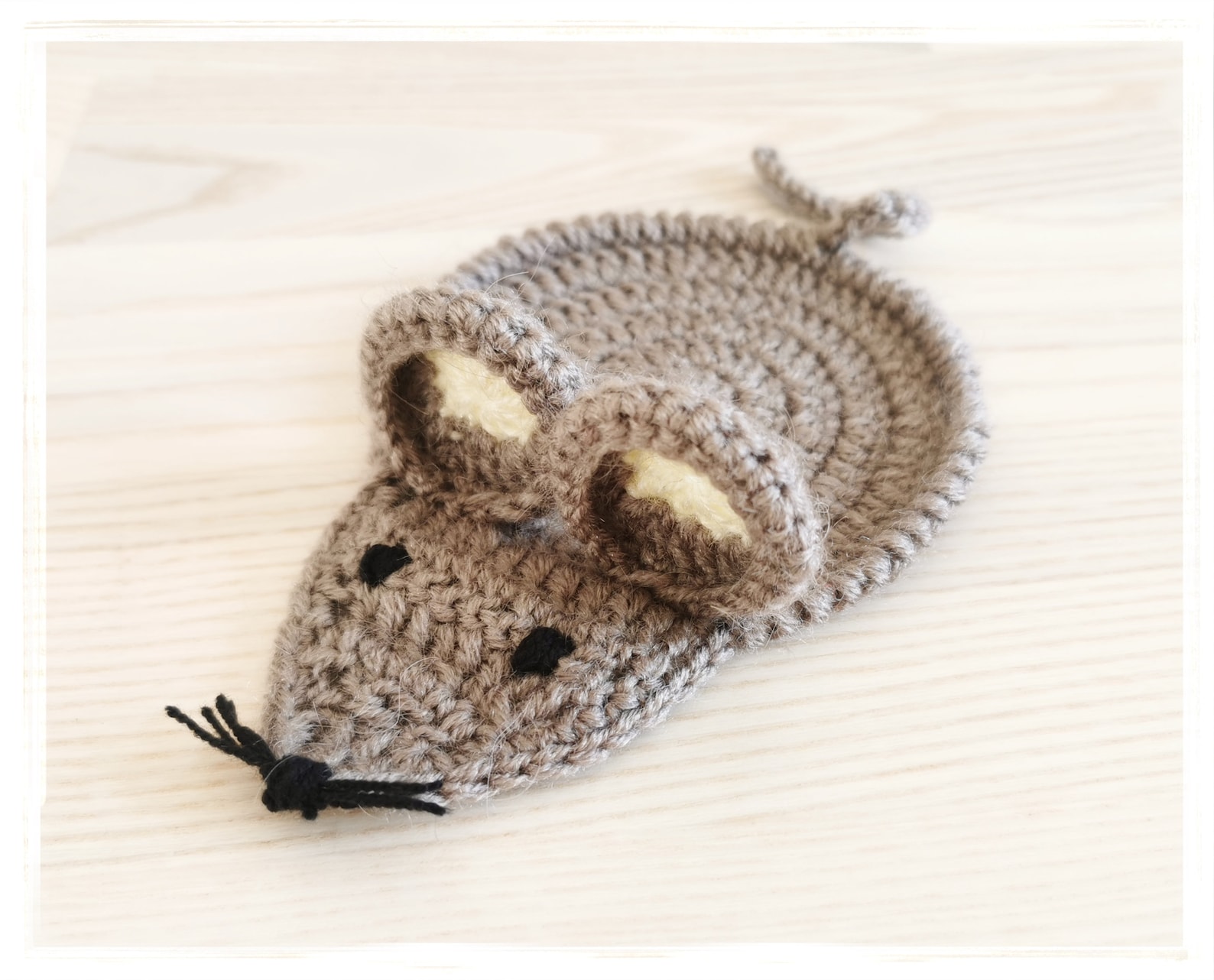 Mouse Coaster Cup Holder Coasters Crochet Rat Napkin Pink Mice - Etsy