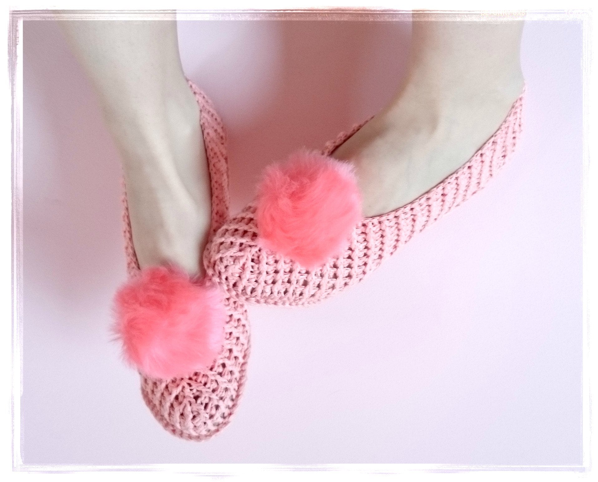Cozy Slippers Pom Pom Slippers Chunky Slippers Women - Etsy